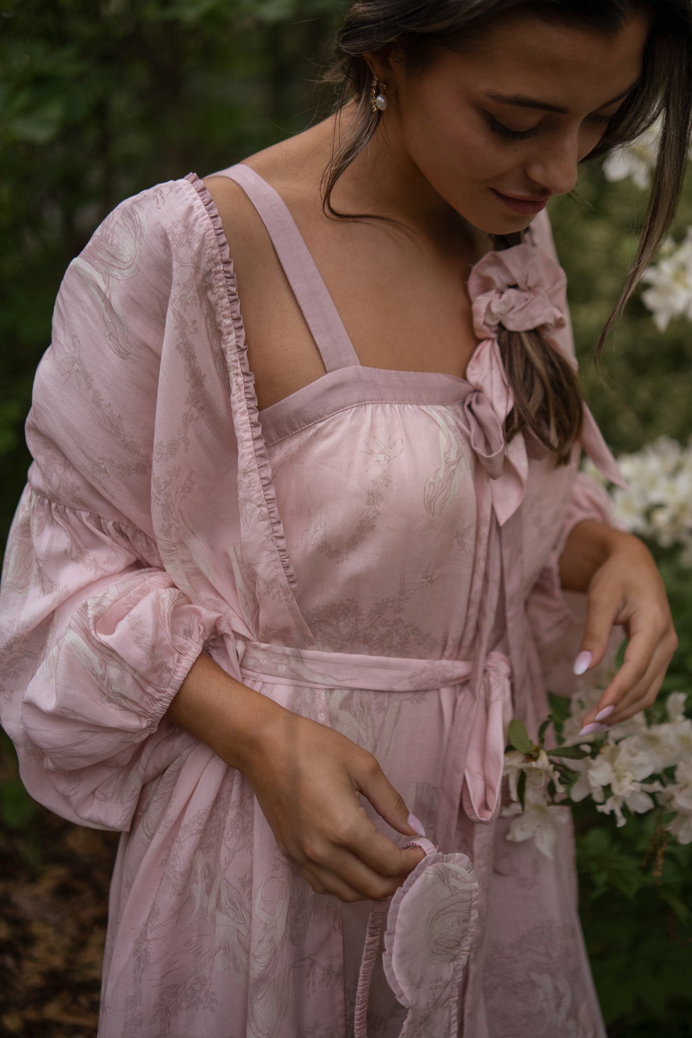calliope robe | petal pink – Till Blush Of Night
